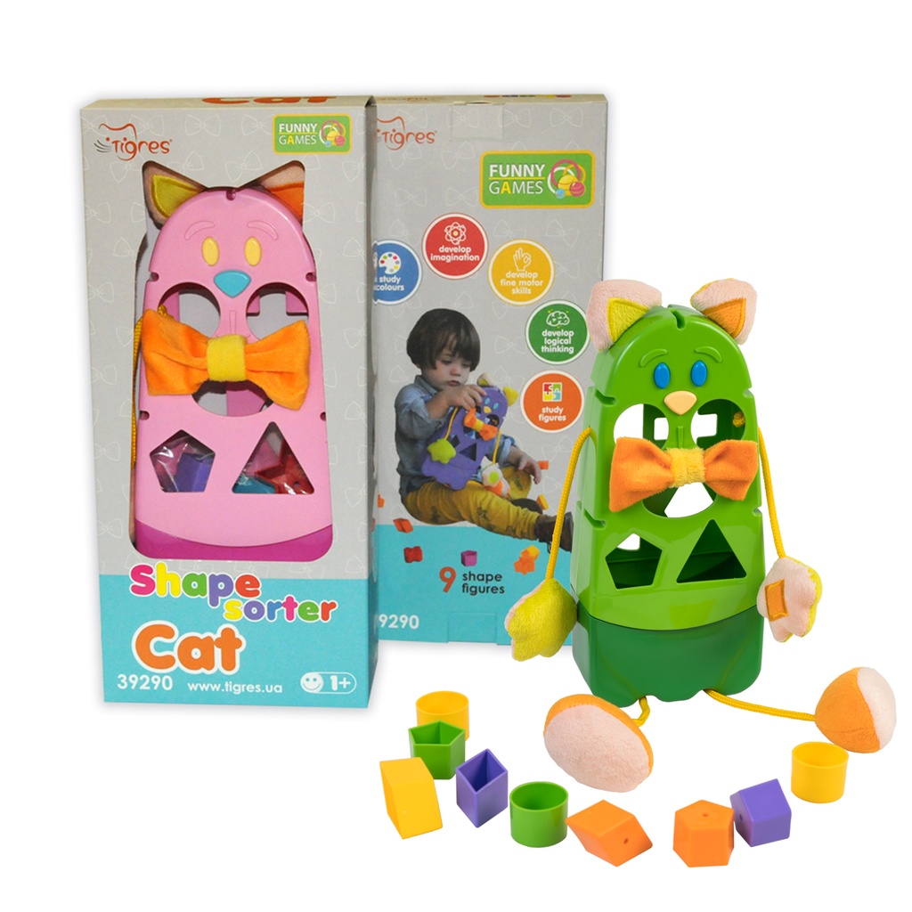 Educational shape sorter Cat TJ Novelty B2C